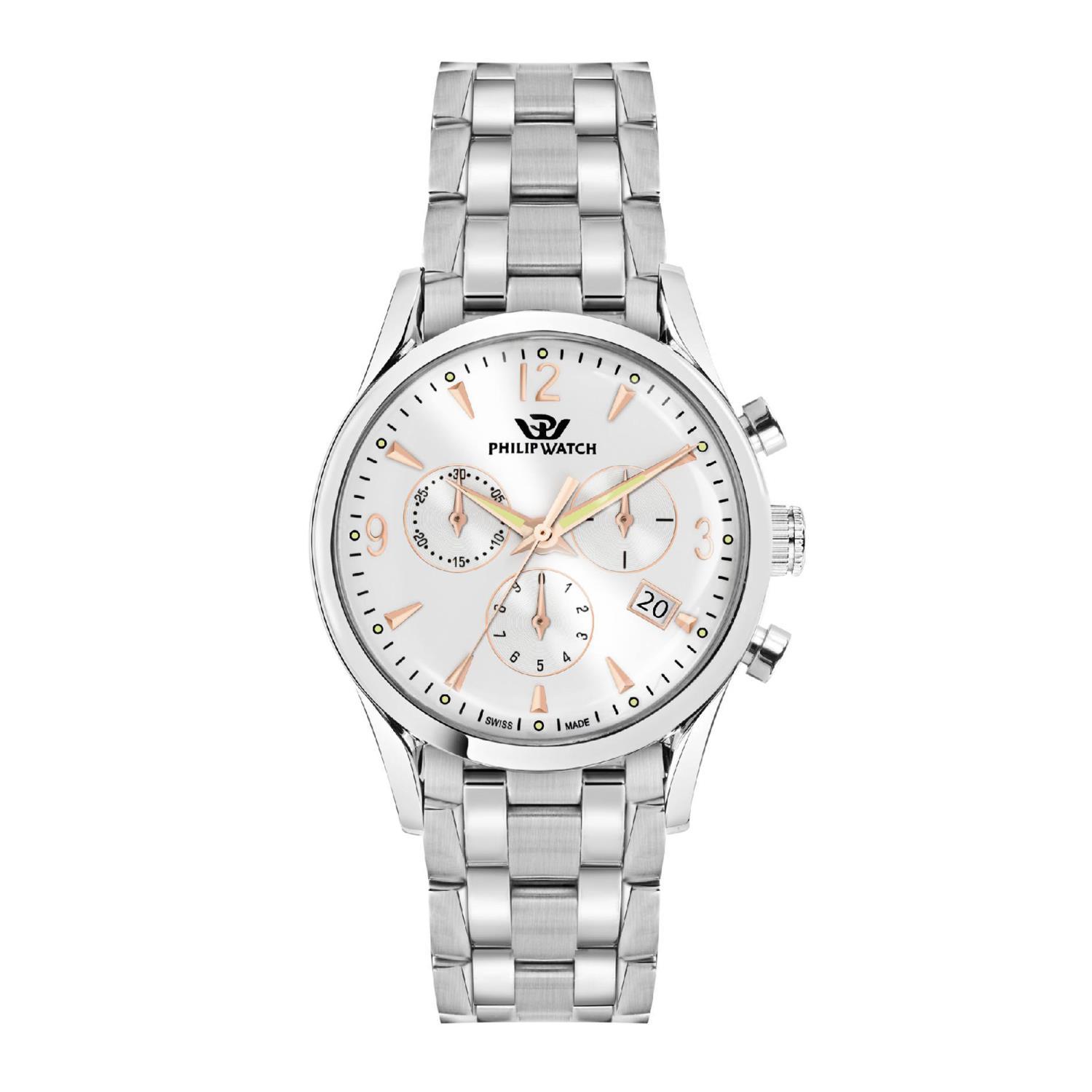 Philip Watch Sunray - 39mm Stål/sølv - By Stokkeholm